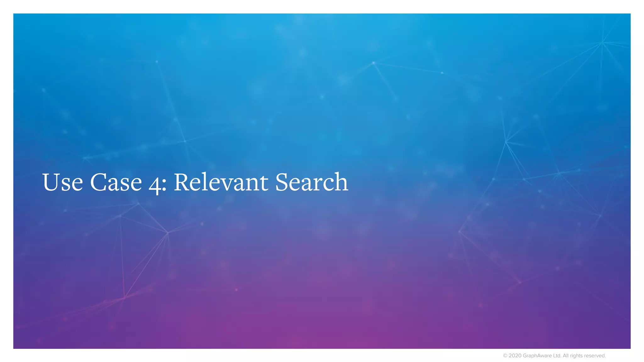 Intelligence Use Cases for Graph Data, Michal Bachman, GraphAware | PPT ...