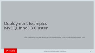 20200613 my sql-ha-deployment | PPT