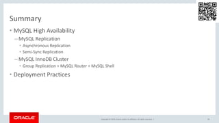 20200613 my sql-ha-deployment | PPT