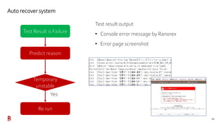 Improve test automation operation | PDF