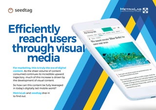 Contextual & Visual Media Research powered by Metrixlab | PPT