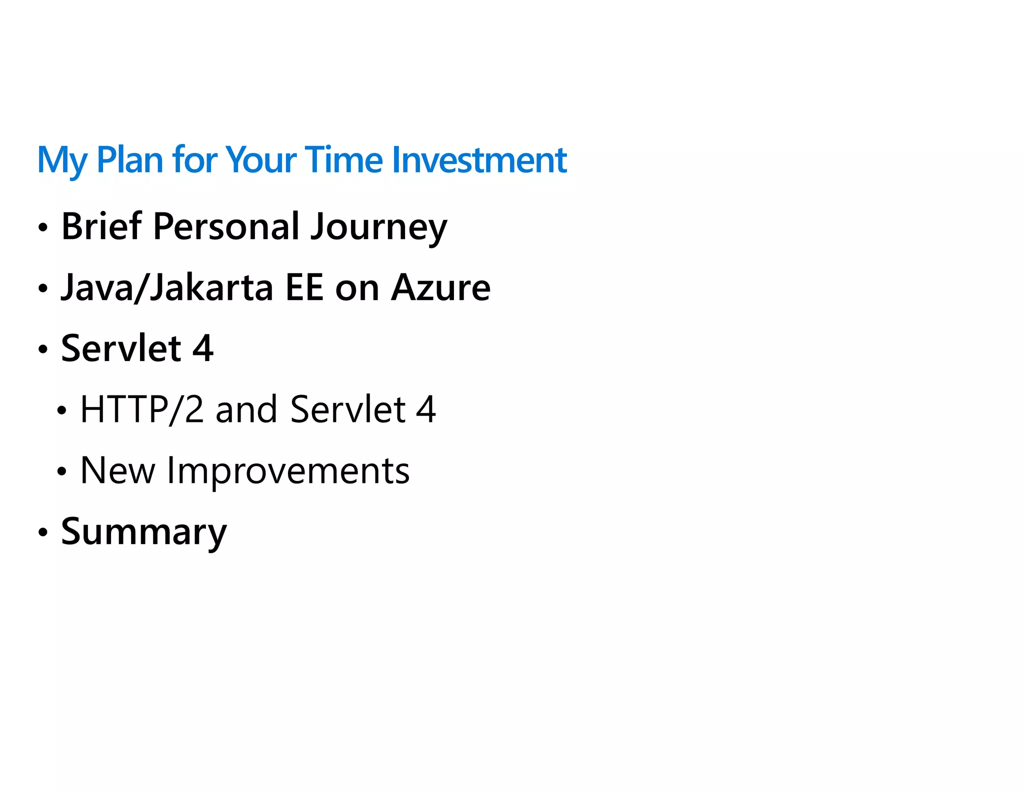 HTTP/2 Comes to Java: Servlet 4.0 and what it means for the Java/Jakarta EE ecosystem | PPT