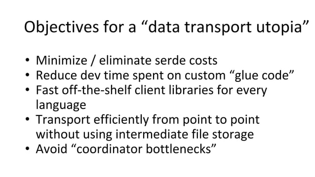 Apache Arrow Flight: A New Gold Standard for Data Transport | PDF | Databases | Computer ...