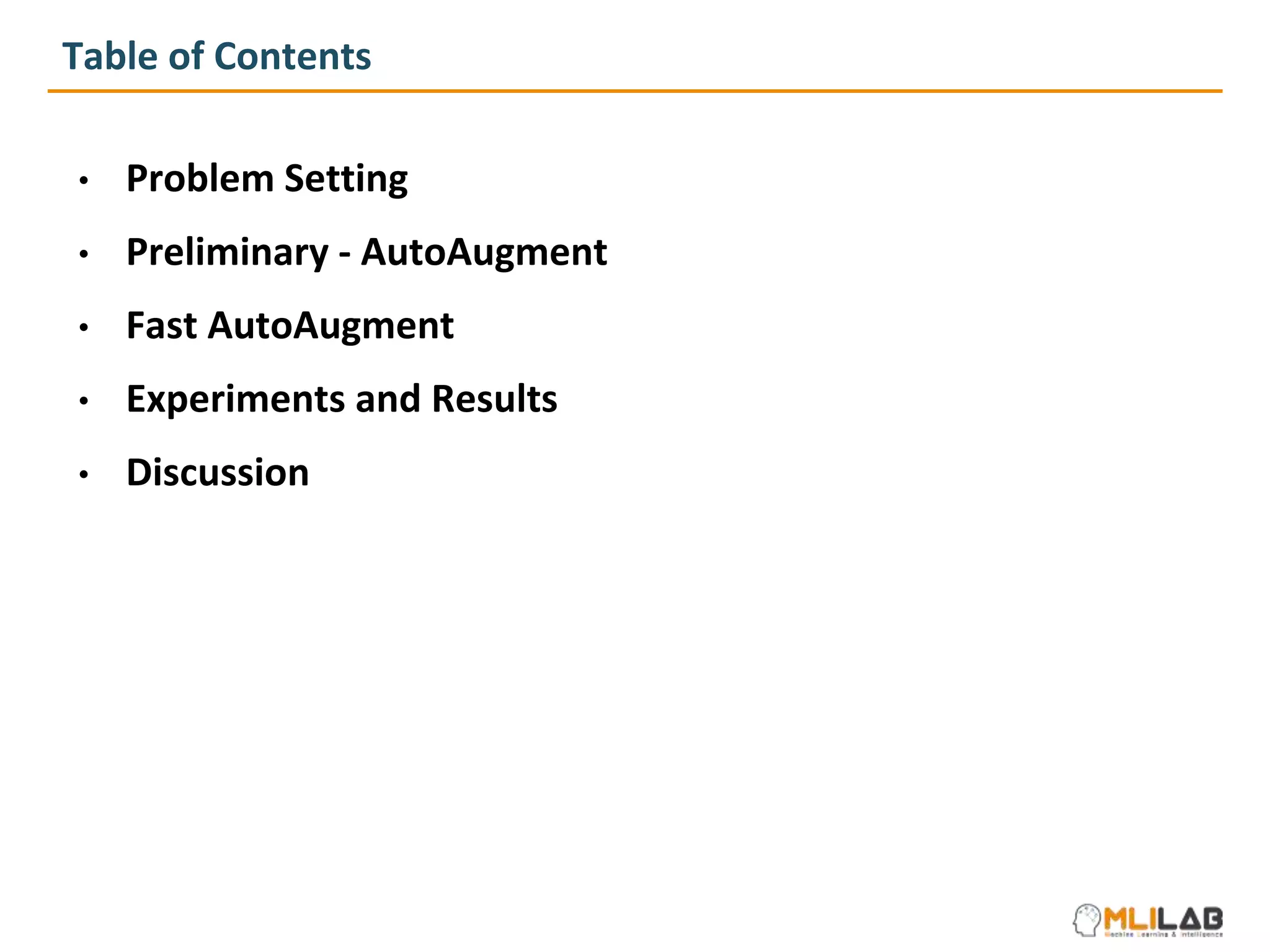 Fast AutoAugment | PPT