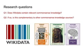 Commonsense knowledge in Wikidata | PPT