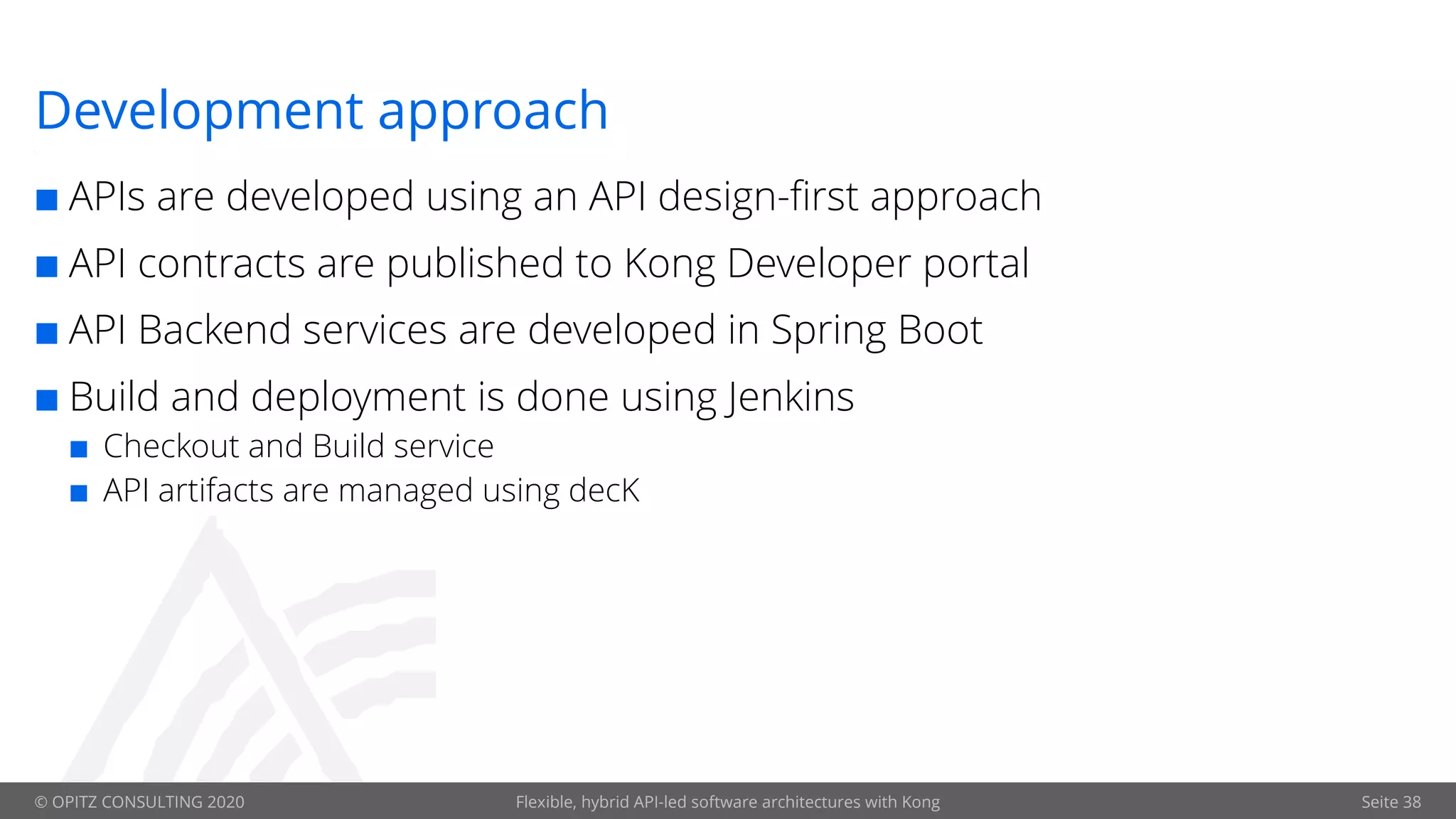 Flexible, hybrid API-led software architectures with Kong | PPT