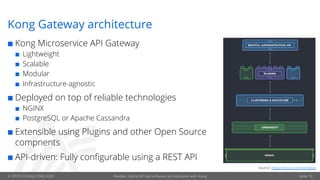 Flexible, hybrid API-led software architectures with Kong | PPT