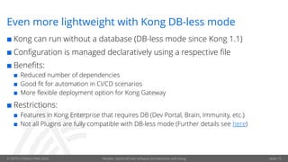 Flexible, hybrid API-led software architectures with Kong | PPT
