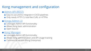 Flexible, hybrid API-led software architectures with Kong | PPT