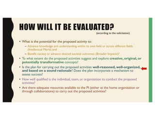 The NSF-GRFP: Proposed Research Statement | PPT