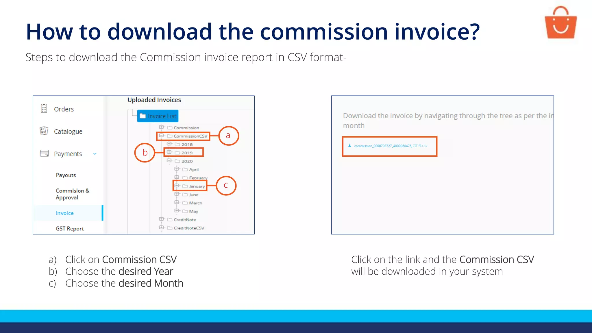 Commission invoice - B2C | PDF