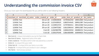 Commission invoice - B2C | PPT