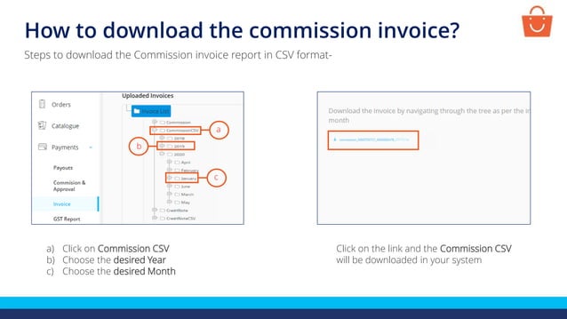 Commission invoice - B2C | PPT