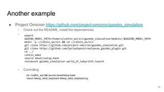 First steps with Gazebo simulation for ROS | PDF