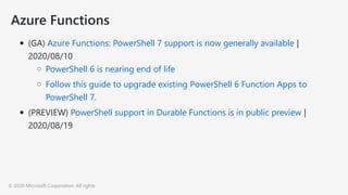 Azure Update Summary (App) 202008 | PDF