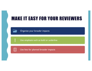 NSF-GRFP: Broader Impacts | PDF