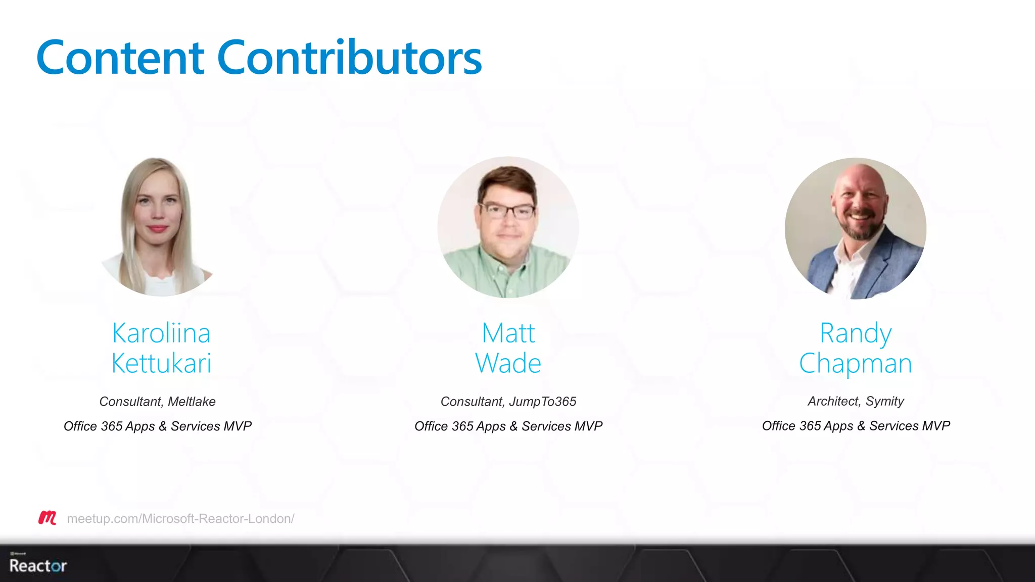 Reactor Teams Series Pt.1 | Best Practices for Meetings | PPTX
