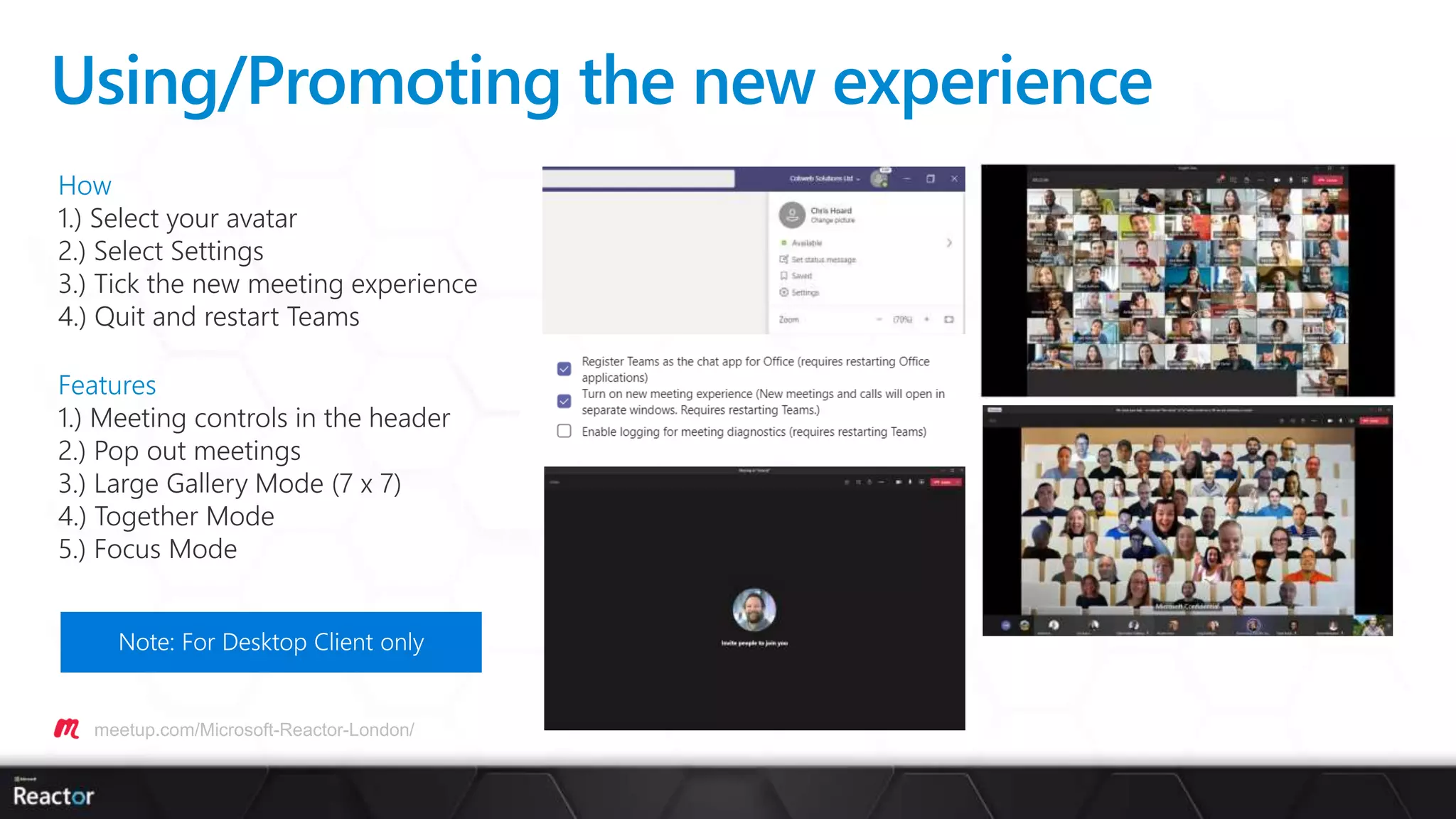 Reactor Teams Series Pt.1 | Best Practices for Meetings | PPTX
