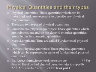 20200915-XI-Physics-Unit and Measurement-1 of 4-Ppt.pptx | Chemistry ...