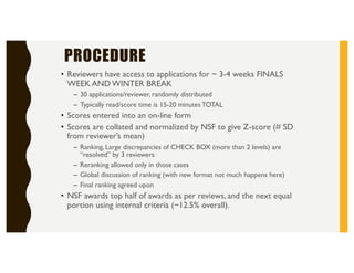 NSF-GRFP: Reviewer's Perspective | PDF