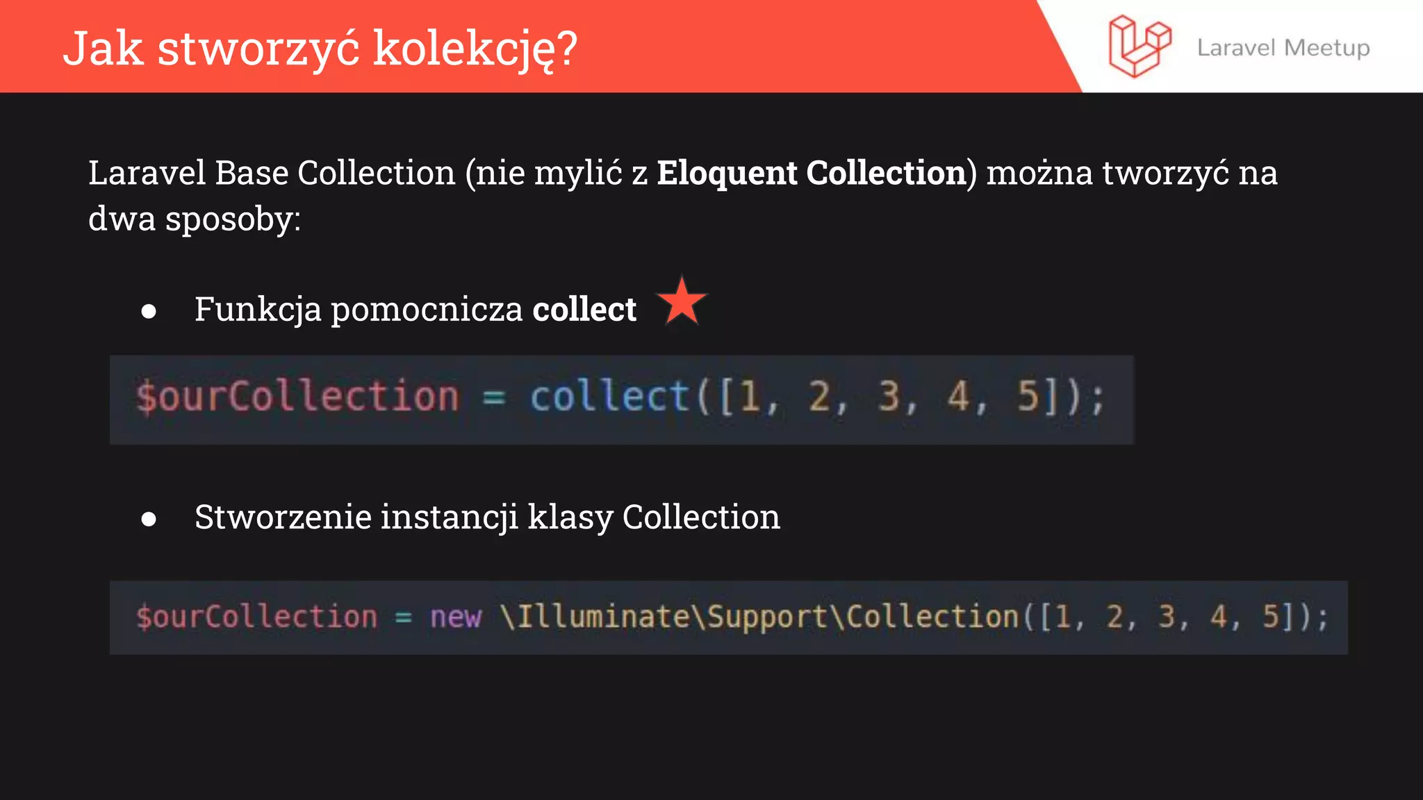 Laravel Collection - tablice na sterydach | PPT