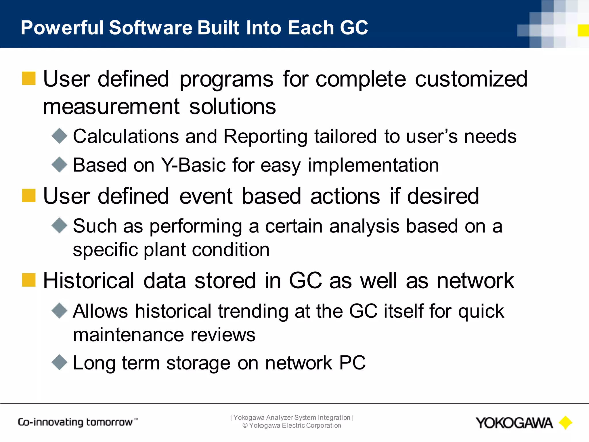 Yokogawa's GC8000 Process Analyzer Product Introduction | PDF