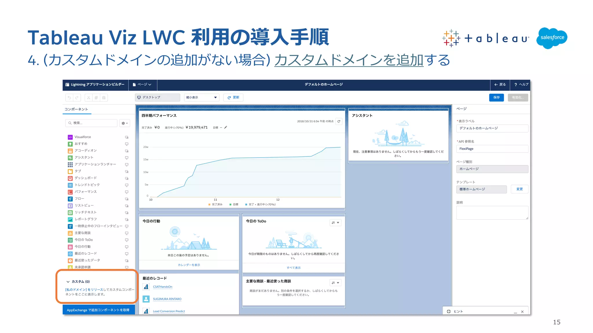 Tableau Viz Lighting Web Component_SalesforceへのTableauダッシュボード埋め込み | PDF