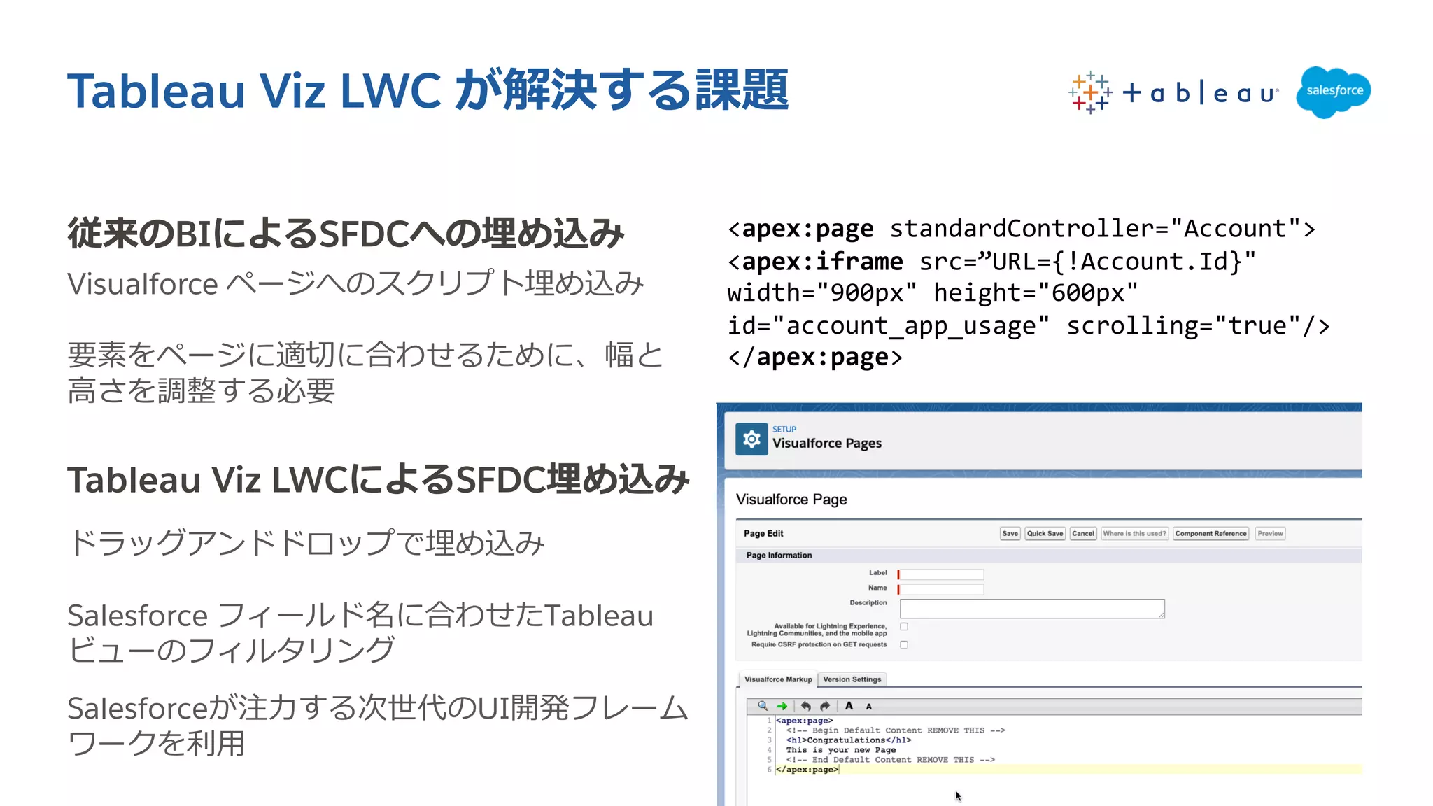 Tableau Viz Lighting Web Component_SalesforceへのTableauダッシュボード埋め込み | PDF