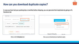 Steps to process orders in bulk - LMD - B2C | PPT