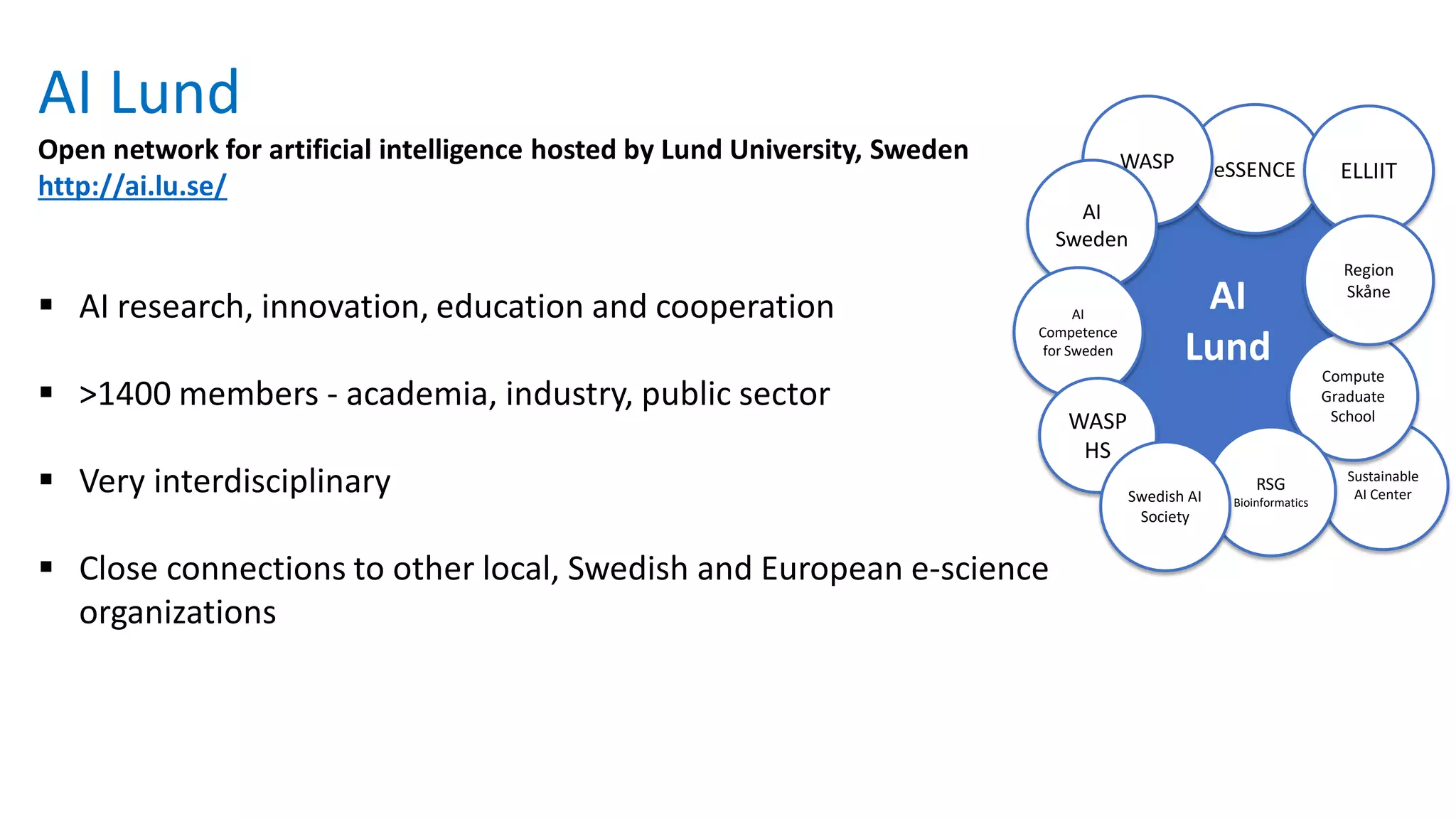 Artificial Intelligence at Lund University | PDF
