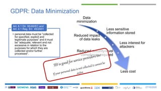 Three pillars for building a Smart Data Ecosystem: Trust, Security and Privacy | PPT