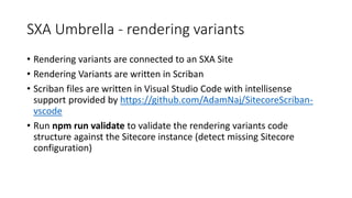 Sitecore 10 XC SXA frontend development using the SXA Storefront Branded | PPT