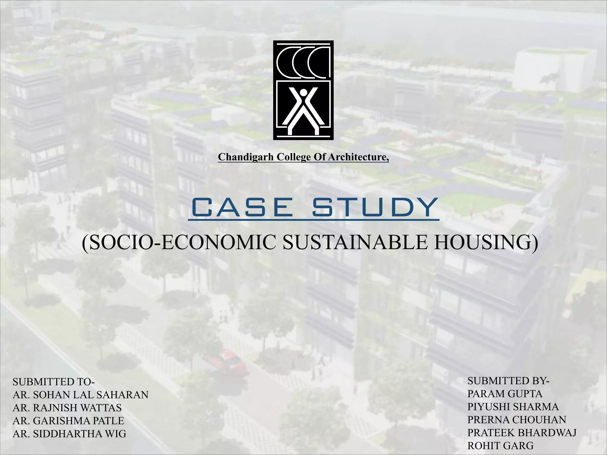 sustainable housing case study | PDF
