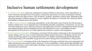 sustainable housing case study | PDF