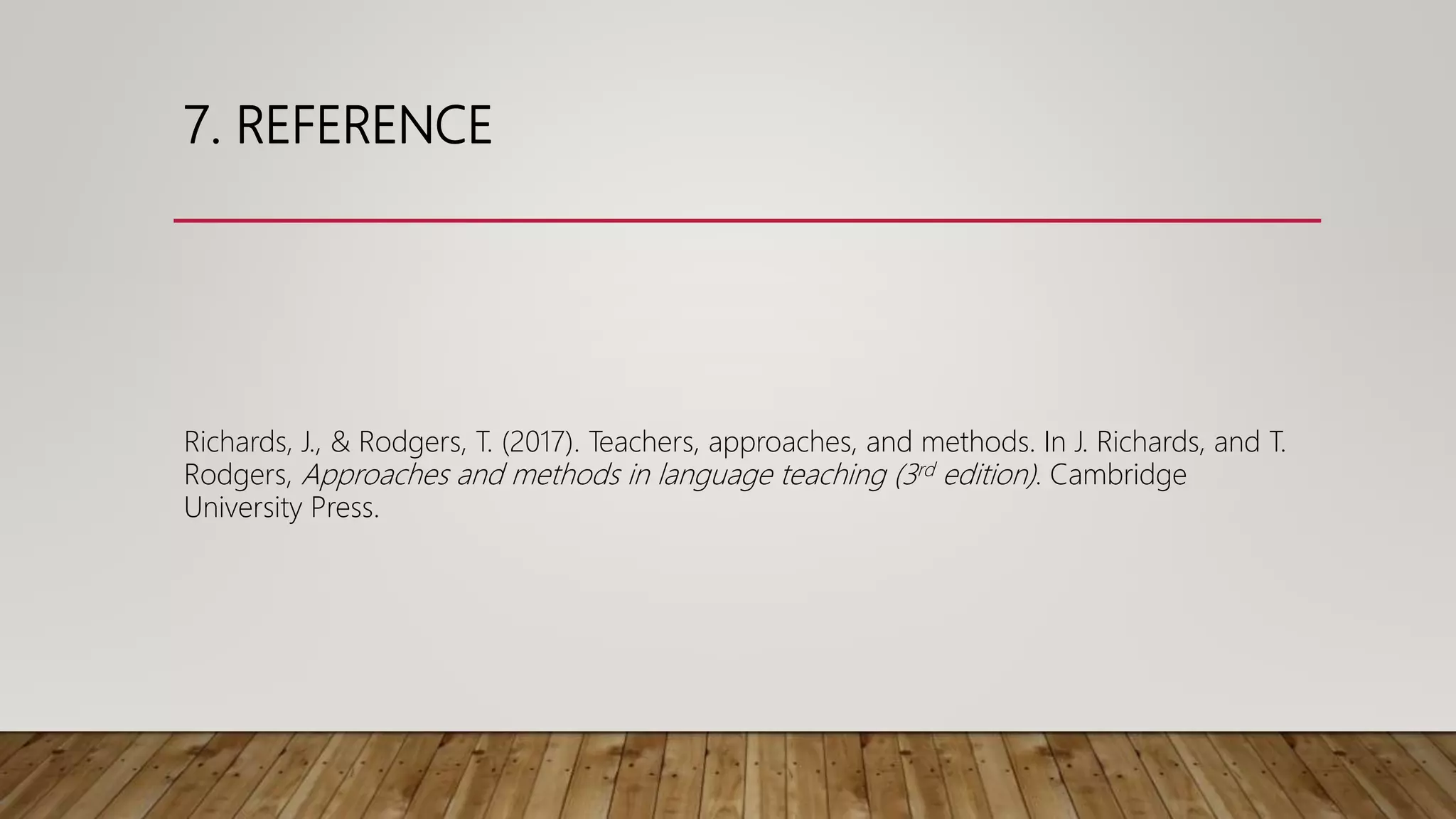 EFL teachers: Revisiting methods and approaches in ELT education | PPTX