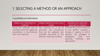 EFL teachers: Revisiting methods and approaches in ELT education | PPT