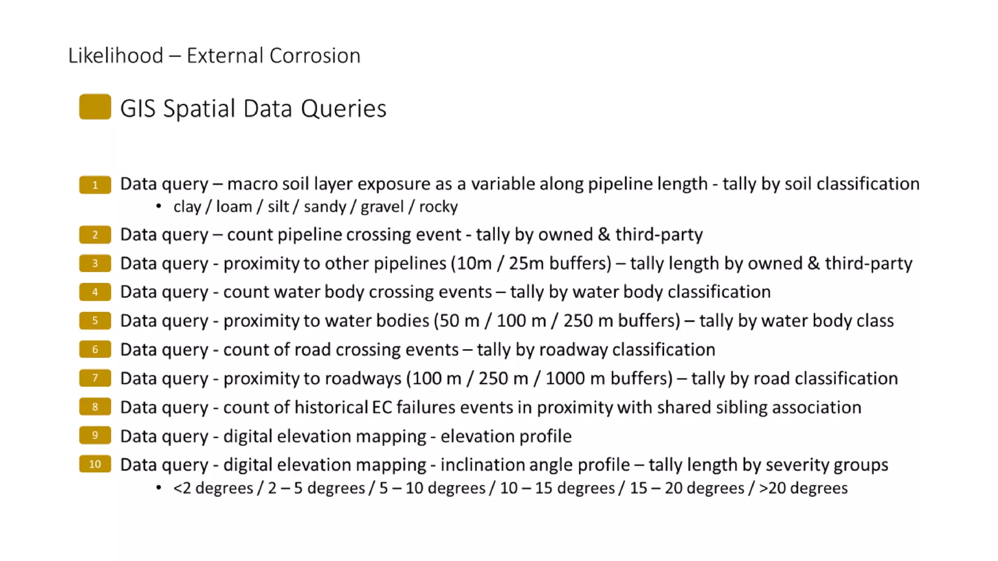 TRIAGE - Pipeline Internal Corrosion Risk Assessment Model | PPT