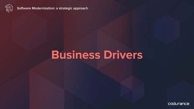 Software Modernisation: a strategic approach | PPT