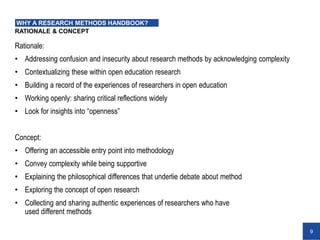 Open Education Research: Methodology Insights from the Global OER ...