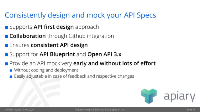 Implementing API-led Cloud-native apps on OCI | PPT