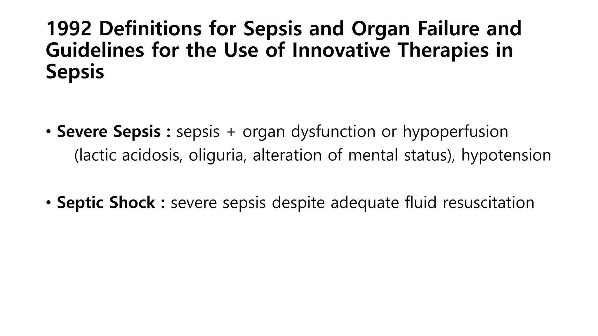 20201118 sepsis and septic shock | PPT