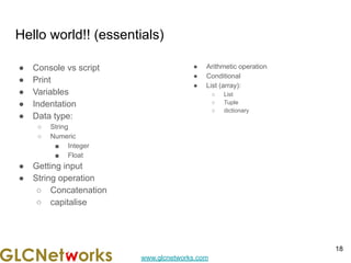 Introduction to Python | PPT