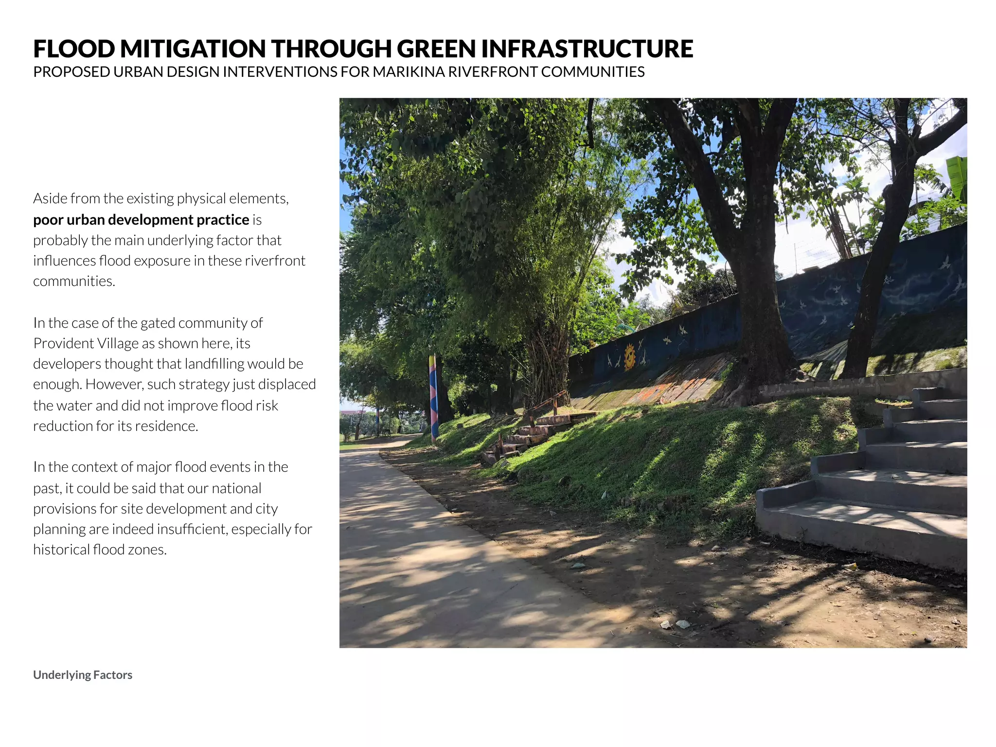 Flood Mitigation through Green Infrastructure: Proposed Urban Design ...