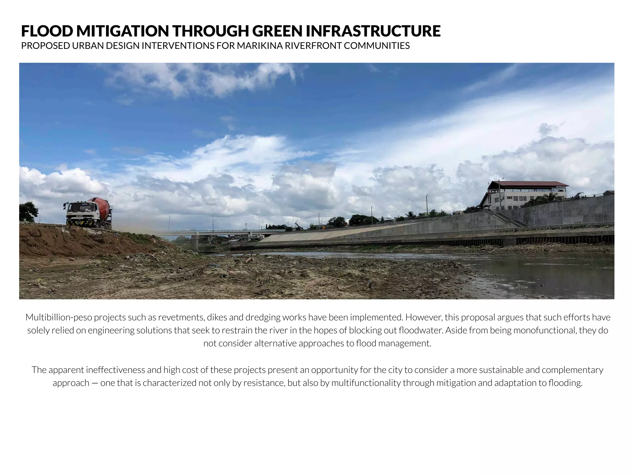 Flood Mitigation through Green Infrastructure: Proposed Urban Design Interventions for Marikina ...