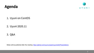 Uyuni Community Hours 27.11.2020