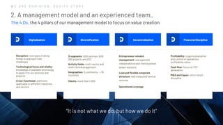 Corporate Presentation - DOMINION 2021 | PPT
