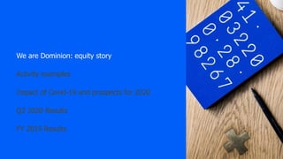 Corporate Presentation - DOMINION 2021 | PPT