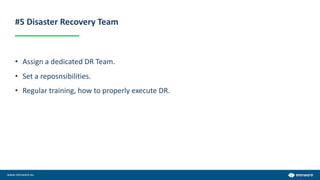 How to plan Disaster Recovery in a five simple steps | PDF