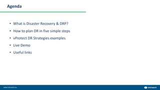 How to plan Disaster Recovery in a five simple steps | PPT