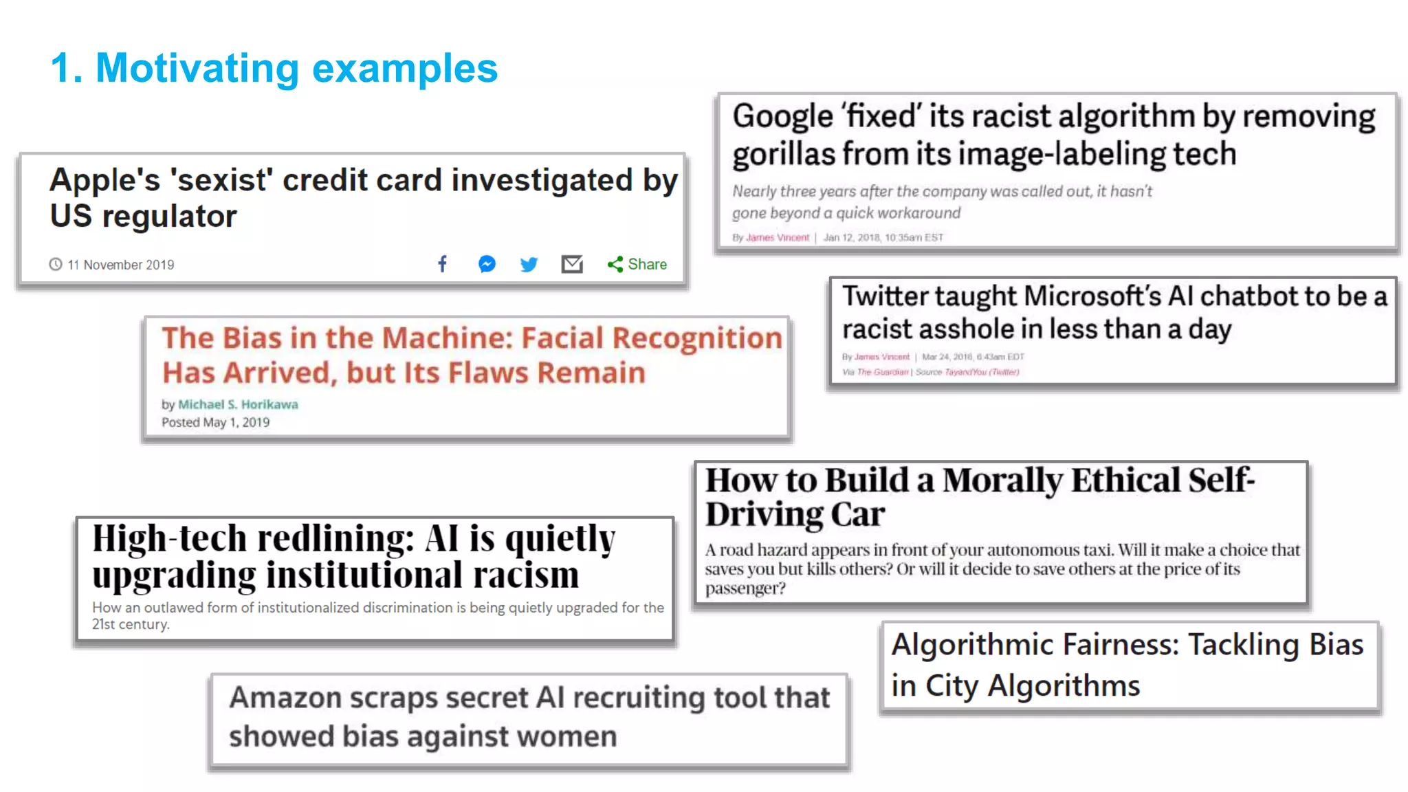 Ramon van den Akker. Fairness of machine learning models an overview ...